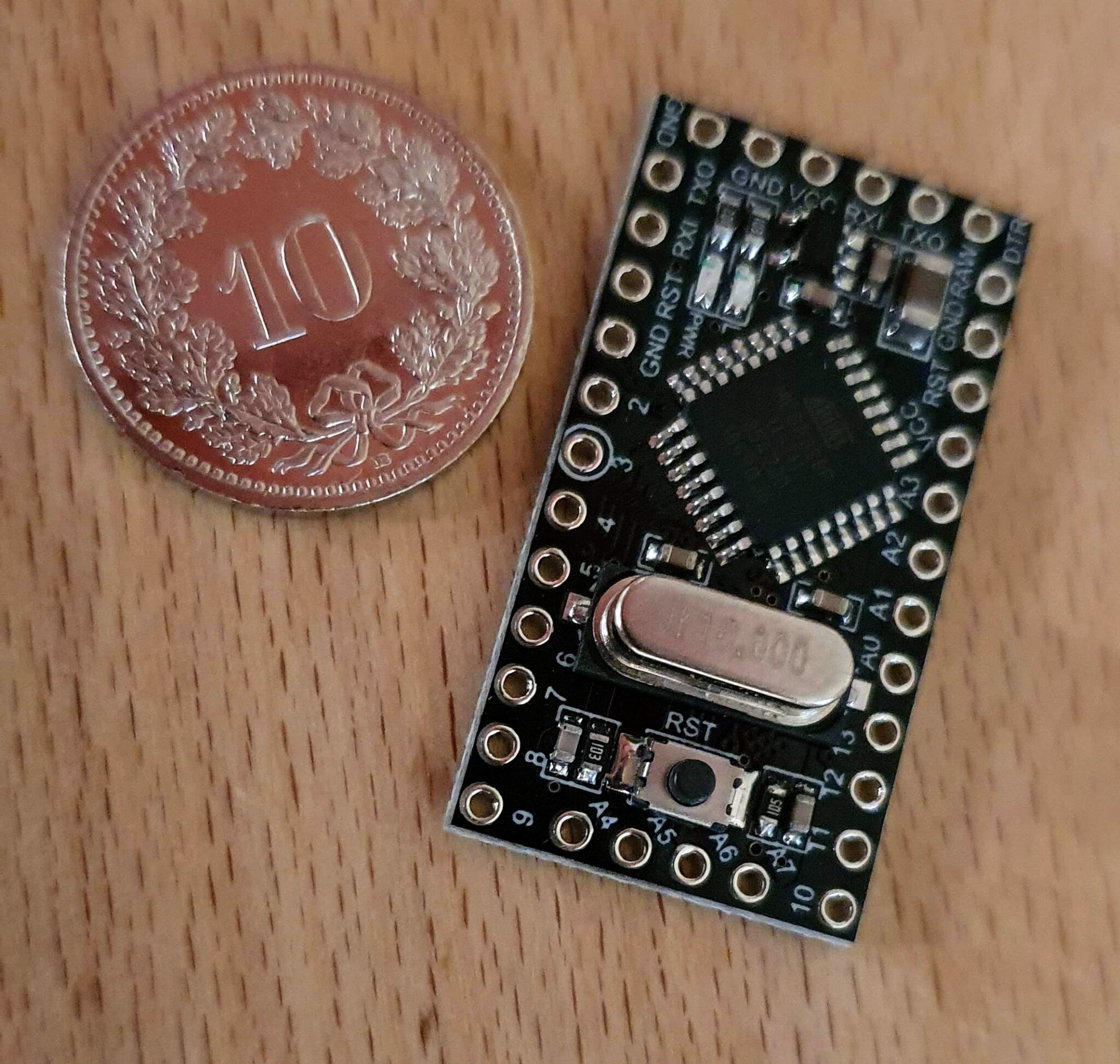 Marquee on a 8×8 LED Matrix Display run by a Battery powered Arduino ...