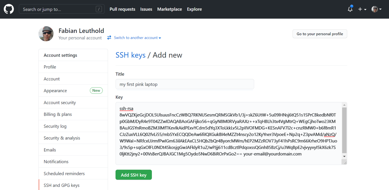 Switch Github Repository From Https To Ssh Phabi ch